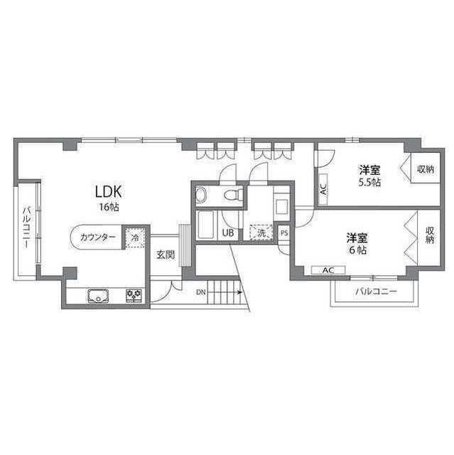 Hamadayama Sta. 2LDK 2A, Tokyo - Living Japan